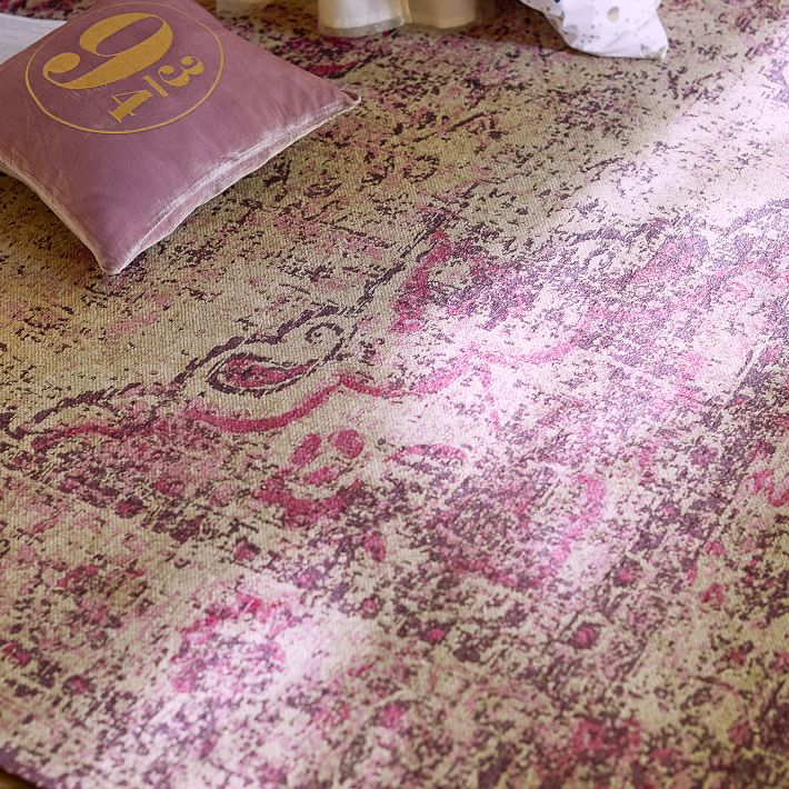 Vintage Chic Performance Rug - Gray | Pottery Barn Teen