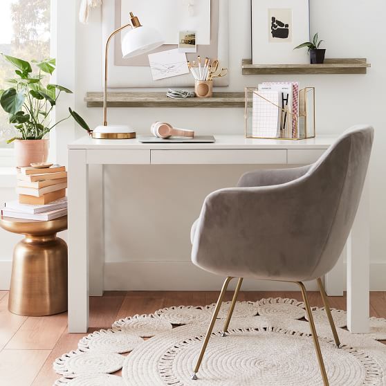 Open Box: Performance Everyday Velvet Baylor Stationary Desk Chair ...