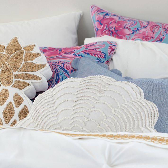 Lilly Pulitzer Shell Pillow | Pottery Barn Teen