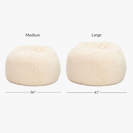 Sherpa Bean Bag Chair Pottery Barn Teen