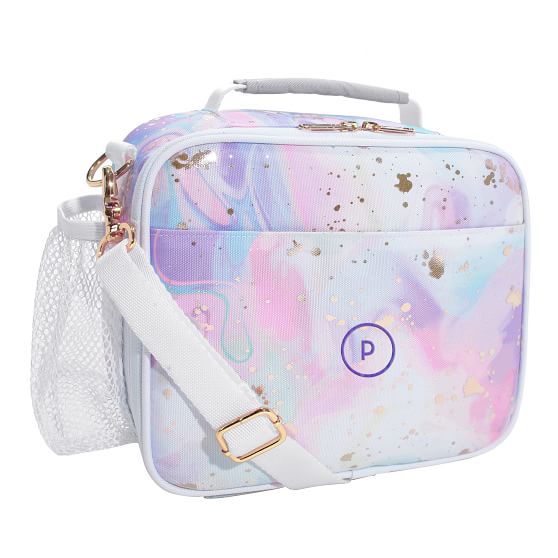 Gear Up Color Flow Metallic Watercolor Tie-Dye Lunch Box | Pottery Barn ...