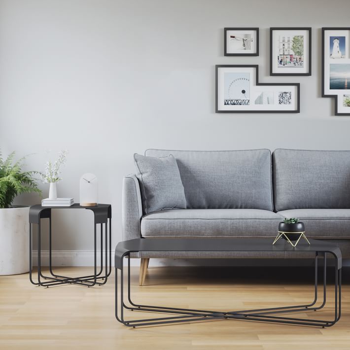 Metal Cross Leg Side Table | Pottery Barn Teen