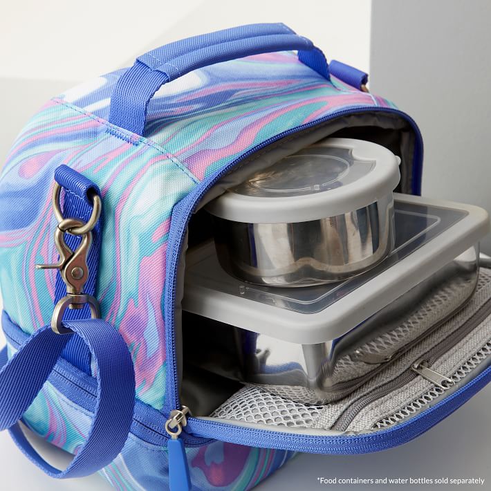 Pink & Purple Marble Compartment Lunch Box | Pottery Barn Teen