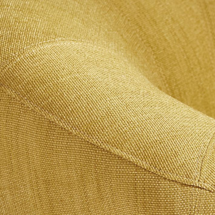 west elm x pbt Basket Slub Dark Horseradish Groovy Swivel Chair ...