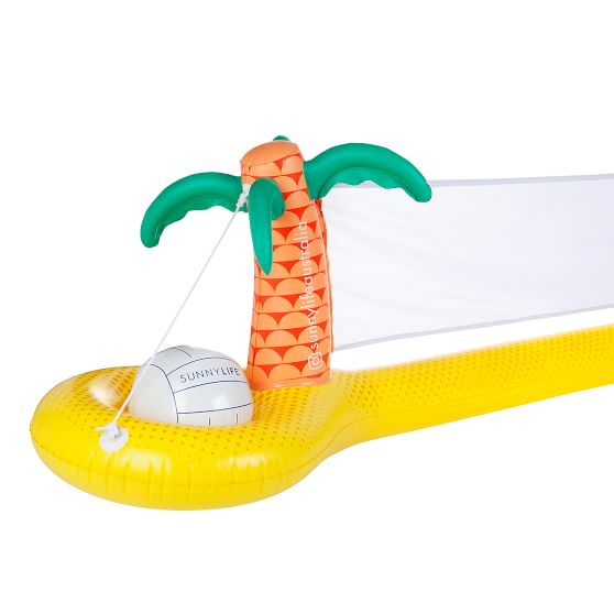 Sunnylife® Palm Tree Volleyball Game Pool Float | Pottery Barn Teen