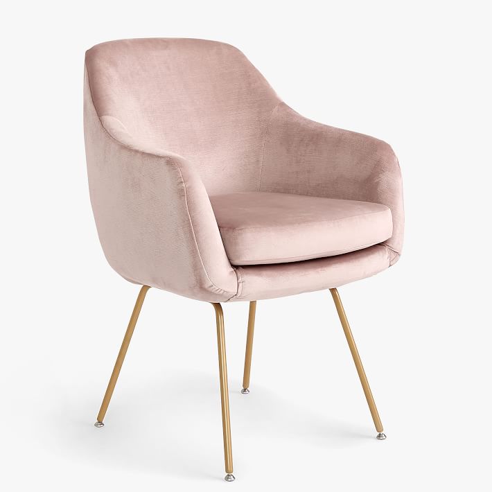 Velvet Baylor Stationary Desk Chair | Pottery Barn Teen