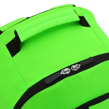 Gear-Up Neon Green Solid Backpack | Pottery Barn Teen