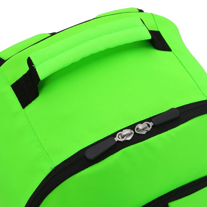 Gear-Up Neon Green Solid Backpack | Pottery Barn Teen