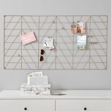 Oversized Metal Chevron Photo Holders | Pottery Barn Teen