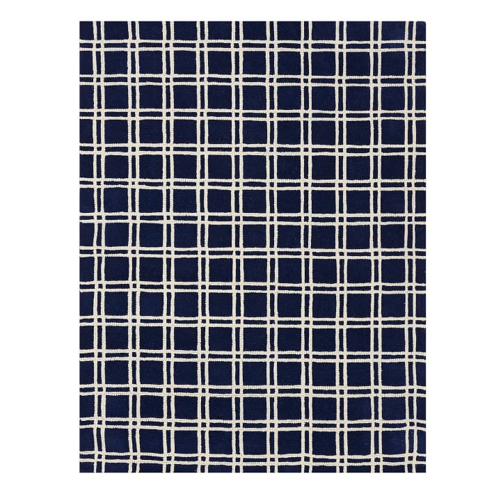 Checkered Wool Rug | Pottery Barn Teen