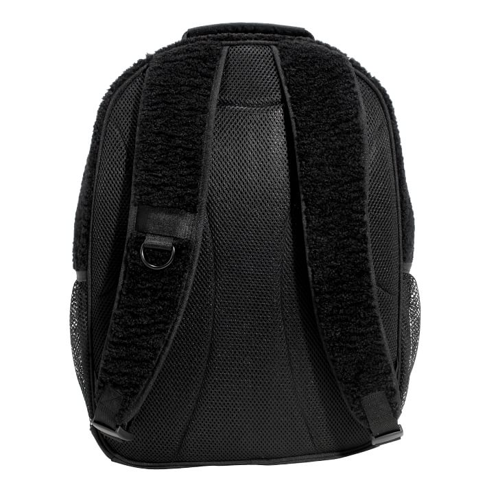 Gear-Up Solid Cozy Black Sherpa Backpack | Pottery Barn Teen