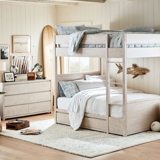 Costa Storage Full-Over-Full Bunk Bed | Pottery Barn Teen