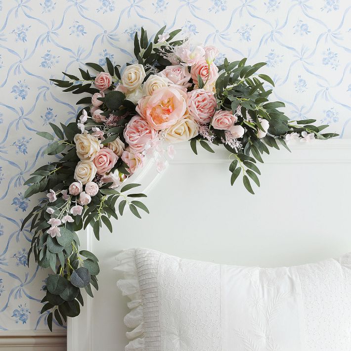 LoveShackFancy Corner Floral Garland | Pottery Barn Teen