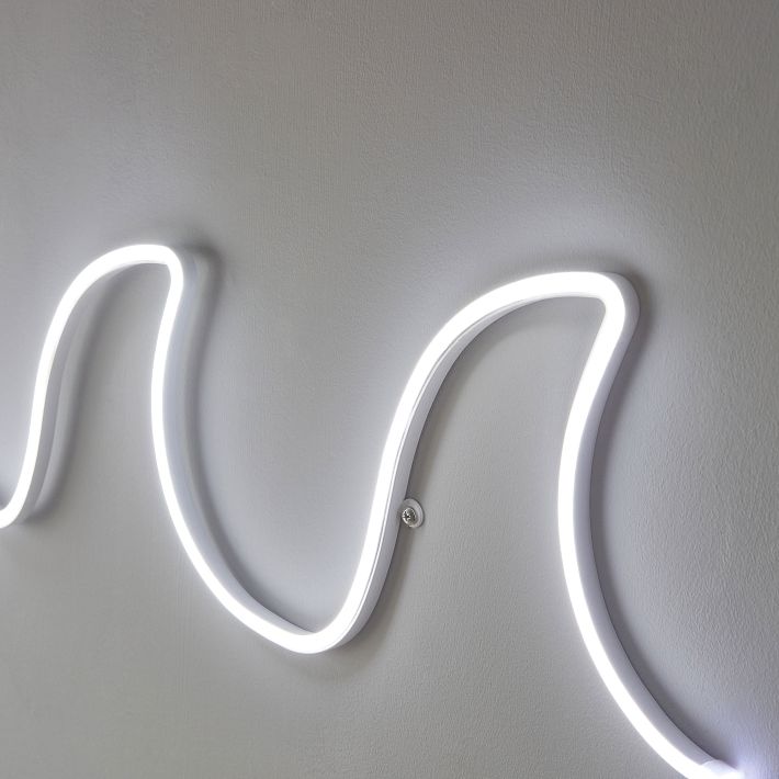 Wave LED Wall Light | Pottery Barn Teen
