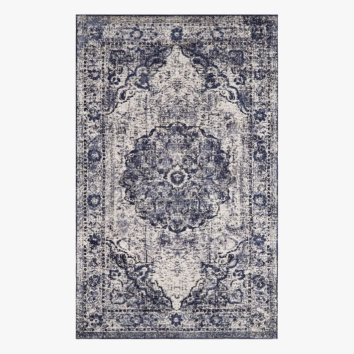 Vintage Chic Performance Rug - Gray | Pottery Barn Teen
