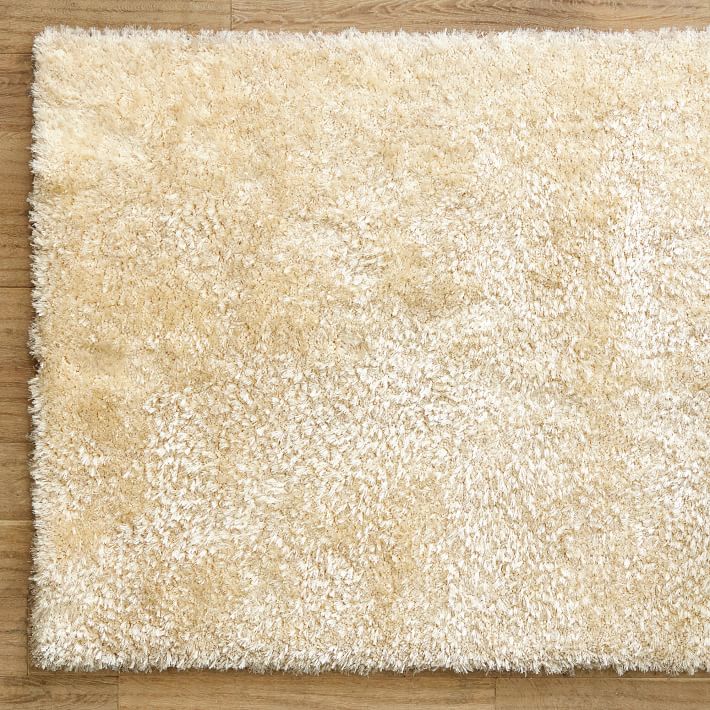 Ivory Performance Shimmer Shag Rug | Teen Rug | Pottery Barn Teen