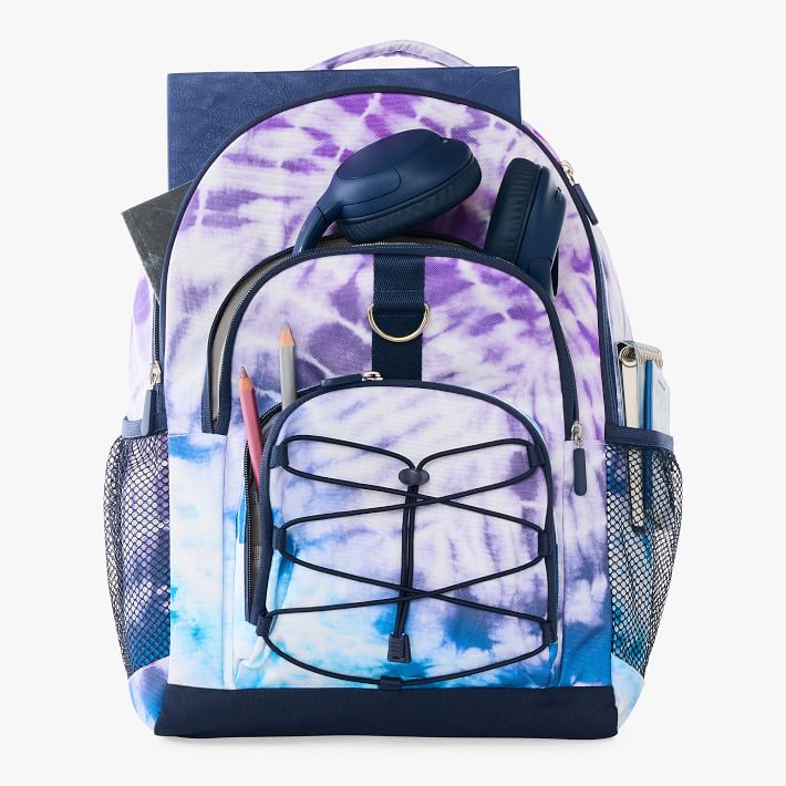 Gear-Up Purple Navy Laguna Tie-Dye Backpack | Pottery Barn Teen