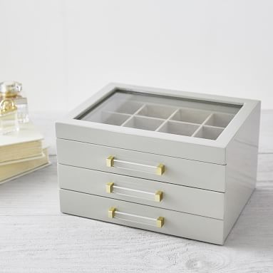 Elle Lacquer Jewelry Display Box | Jewelry Storage | Pottery Barn Teen