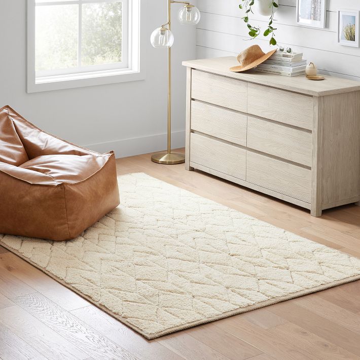 Rey Table Tufted Rug | Pottery Barn Teen