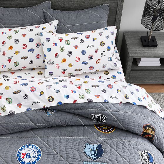 NBA All Teams Sheet Set | Pottery Barn Teen