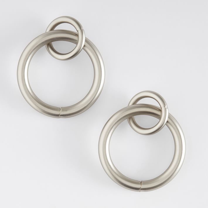Curtain Double Ring Set | Pottery Barn Teen