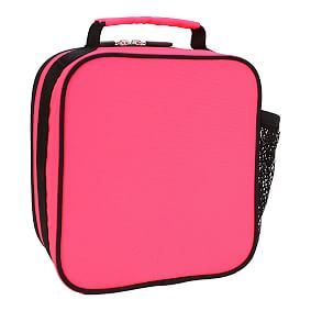 Gear-Up Neon Pink Solid Lunch Box | Pottery Barn Teen