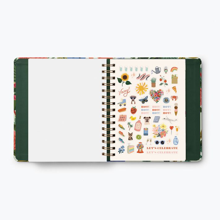 Rifle Paper Co. 17-Month Garden Party 2024 Covered Planner | Pottery ...