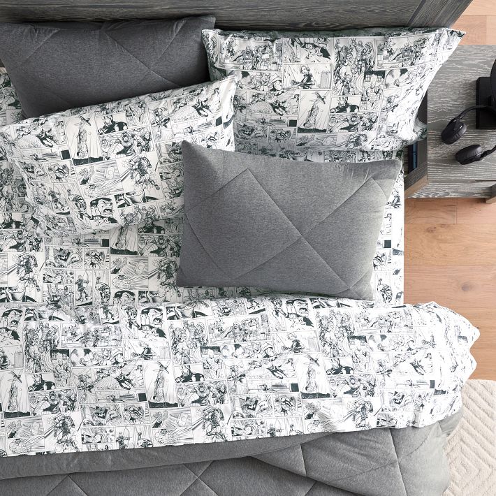 Marvel's Avengers Comic Organic Sheet Set | Pottery Barn Teen