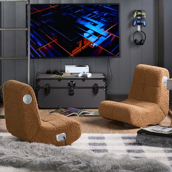 Teddy Bear Brown Mini Rocker Speaker Chair | Pottery Barn Teen