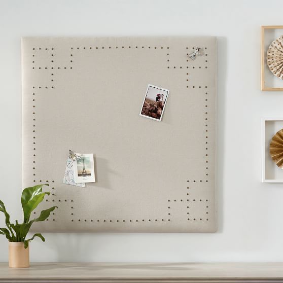 Square Nailhead Pinboard | Wall Organizers | Pottery Barn Teen