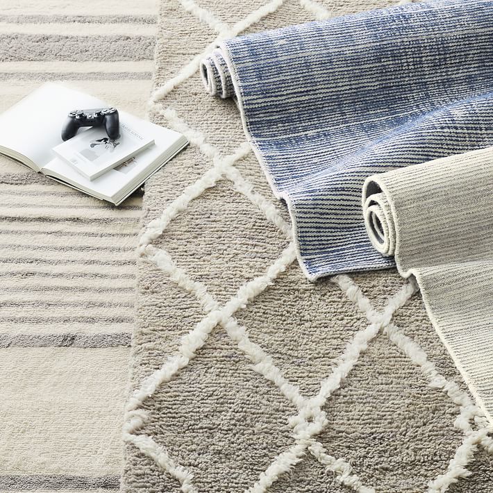 Plant Dyed Wool Striation Rug | Pottery Barn Teen