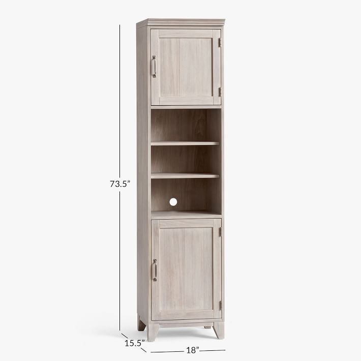 Hampton 18" Bookcase with Storage Cabinets | Pottery Barn Teen