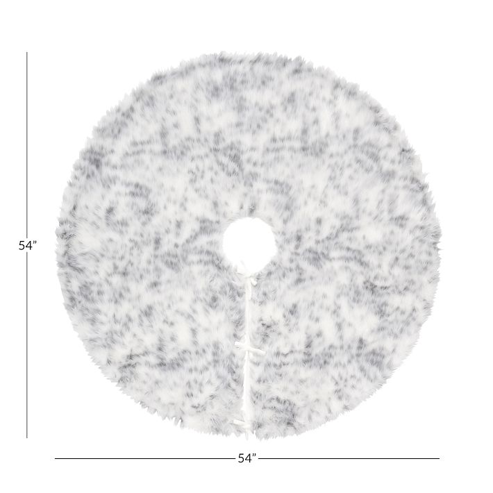 Harry Potter™ Hedwig™ Sparkle Faux Fur Tree Skirt | Pottery Barn Teen