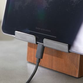 Industrial Metal Phone/Tablet Holder | Pottery Barn Teen