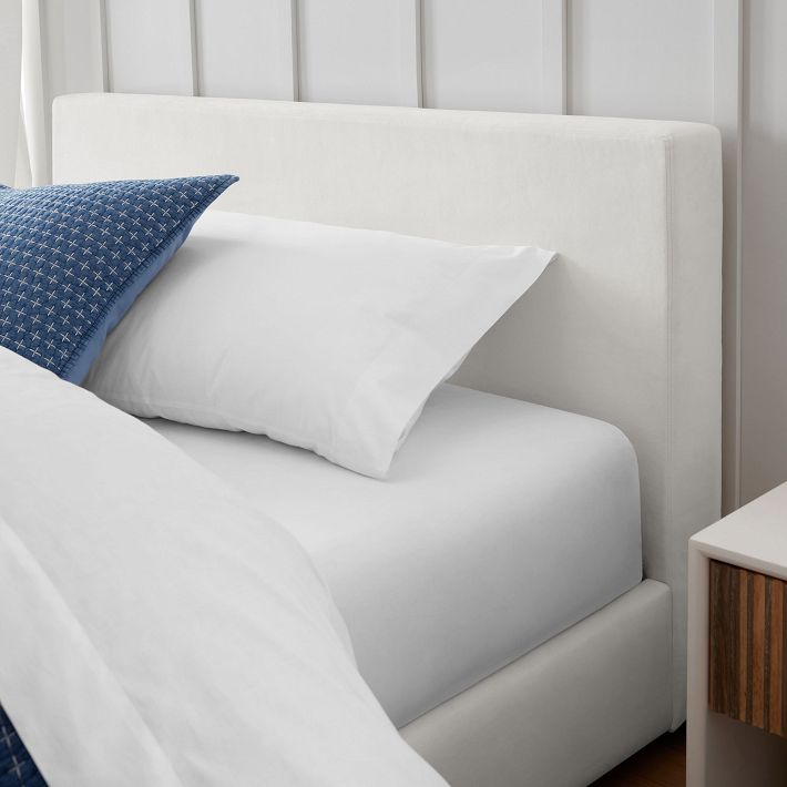 Jamie Upholstered Classic Bed | Pottery Barn Teen