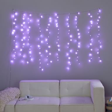 Color Changing Waterfall String Lights | Pottery Barn Teen