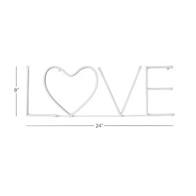 Love LED Wall Light | Pottery Barn Teen