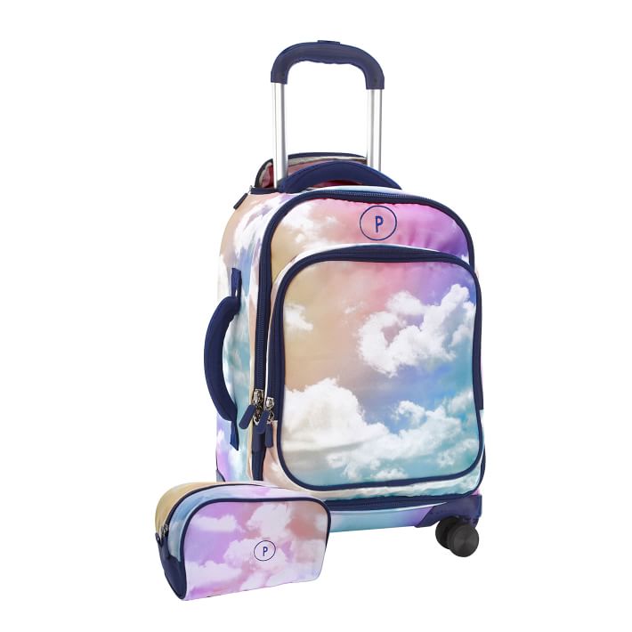 Recycled Jet-Set Rainbow Cloud Carry-on Luggage Set with Duffle Bag ...