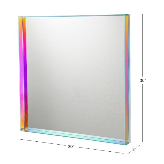 Iridescent Decorative Mirror | Pottery Barn Teen