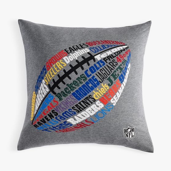 Sports League All Team NFL Pillow Cover | Teen Throw Pillows | Pottery ...