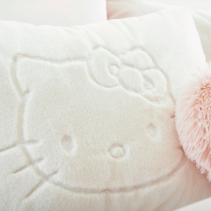 Hello Kitty® Magical Faux Fur Quilt | Pottery Barn Teen
