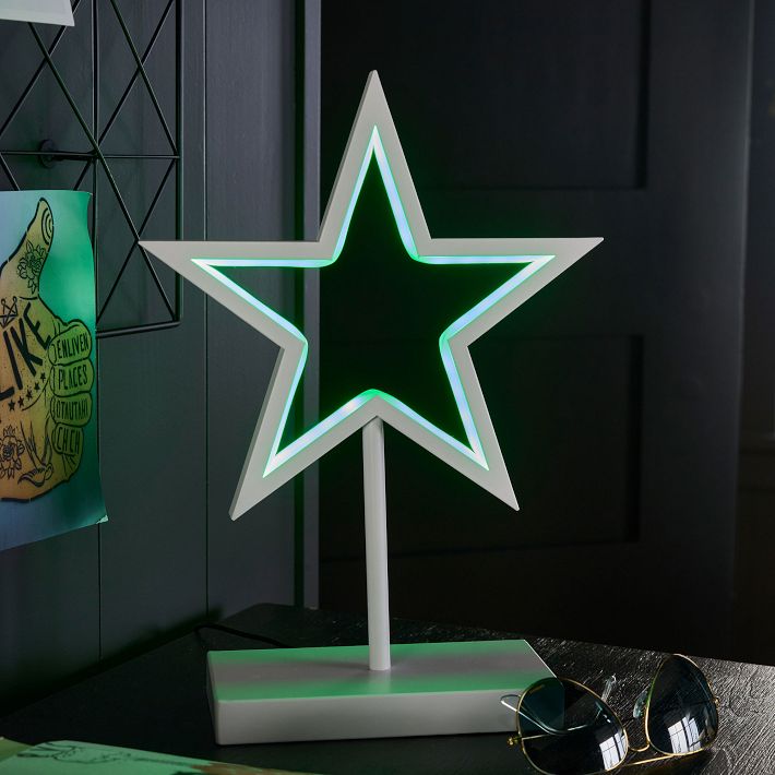 LED Star Tabletop Light | Pottery Barn Teen