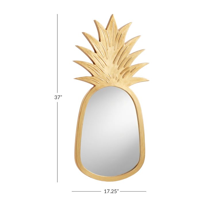 Lilly Pulitzer Pineapple Decorative Mirror | Pottery Barn Teen
