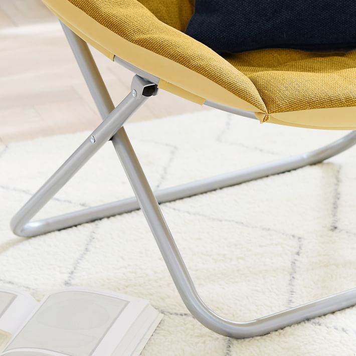 west elm x pbt Basket Slub Dark Horseradish Hang-A-Round Chair ...