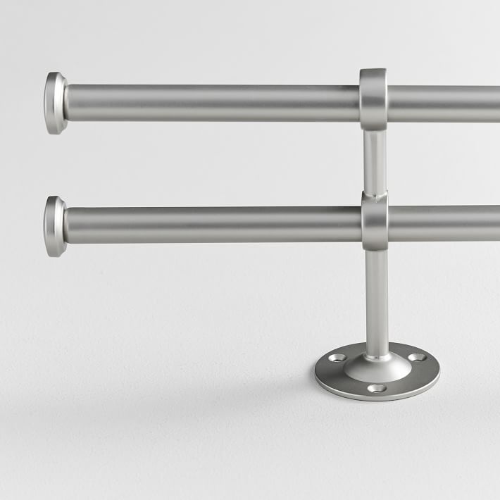 Classic Steel Rod – Brushed Nickel | Window Hardware | Pottery Barn Teen
