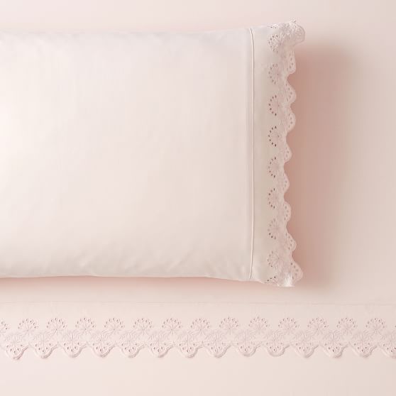 Microfiber Eyelet Twin XL Sheets | Pottery Barn Teen