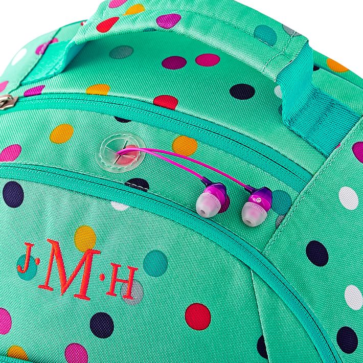 Bright Blue Cheetah Rolling Backpack For Teens | Pottery Barn Teen