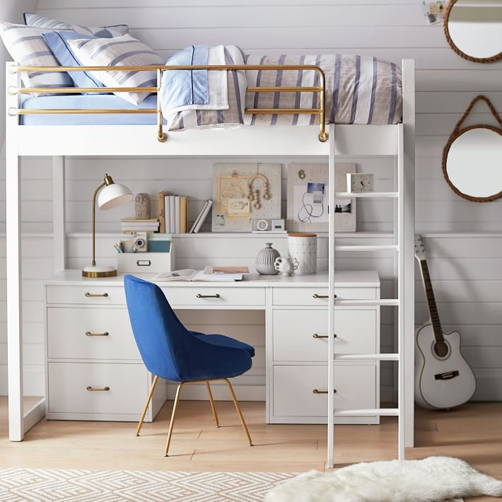 Velvet Mathis Stationary Desk Chair | Pottery Barn Teen