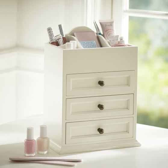 Hannah Beauty Tower + Sectional | Makeup Organizers | Pottery Barn Teen