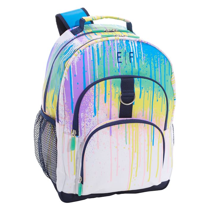 Gear-Up Drip Painting Rainbow Glow-in-the-Dark Backpack | Pottery Barn Teen
